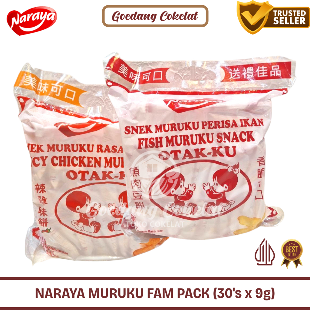 Jual Naraya Muruku Otak-Ku Otakku Maruku Fish / Snack Otak-Otak / Snek ...