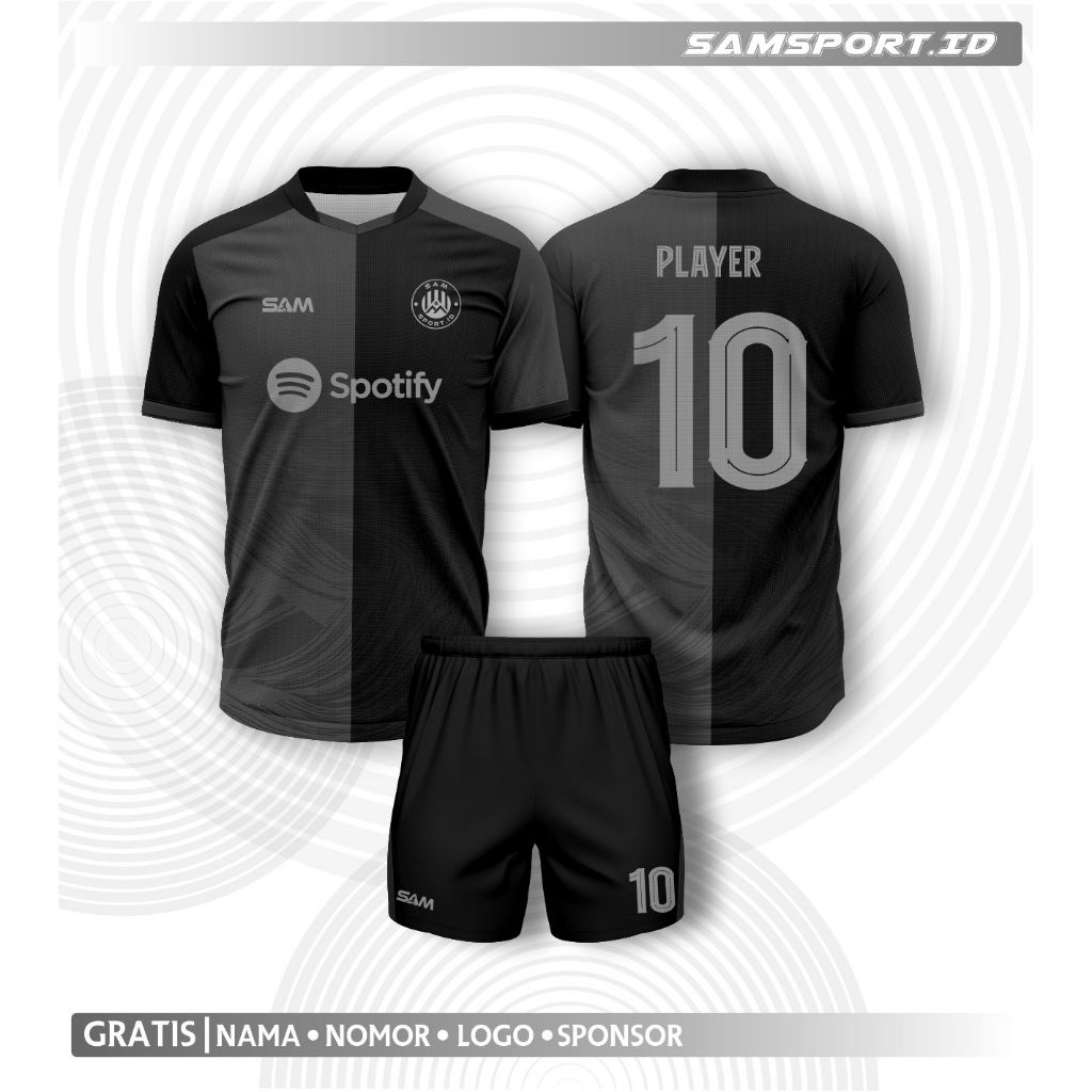 Jual Jersey Bola/Futsal Printing Free pasang Nama Logo dan Nomor ...