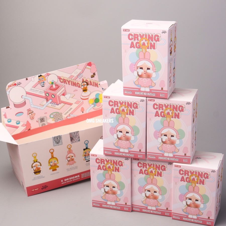 Jual Pop Mart Cry Baby Crying Again Series Vinyl Plush Pendant Doll ...