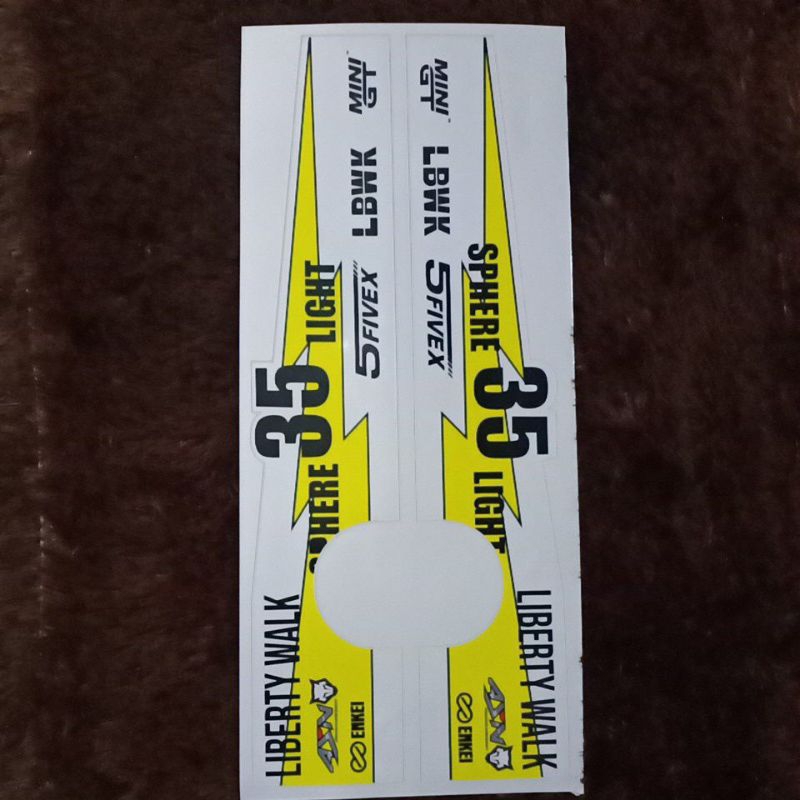 Jual sticker livery LBWK ,( nmr punggung antareja 35 ) | Shopee Indonesia