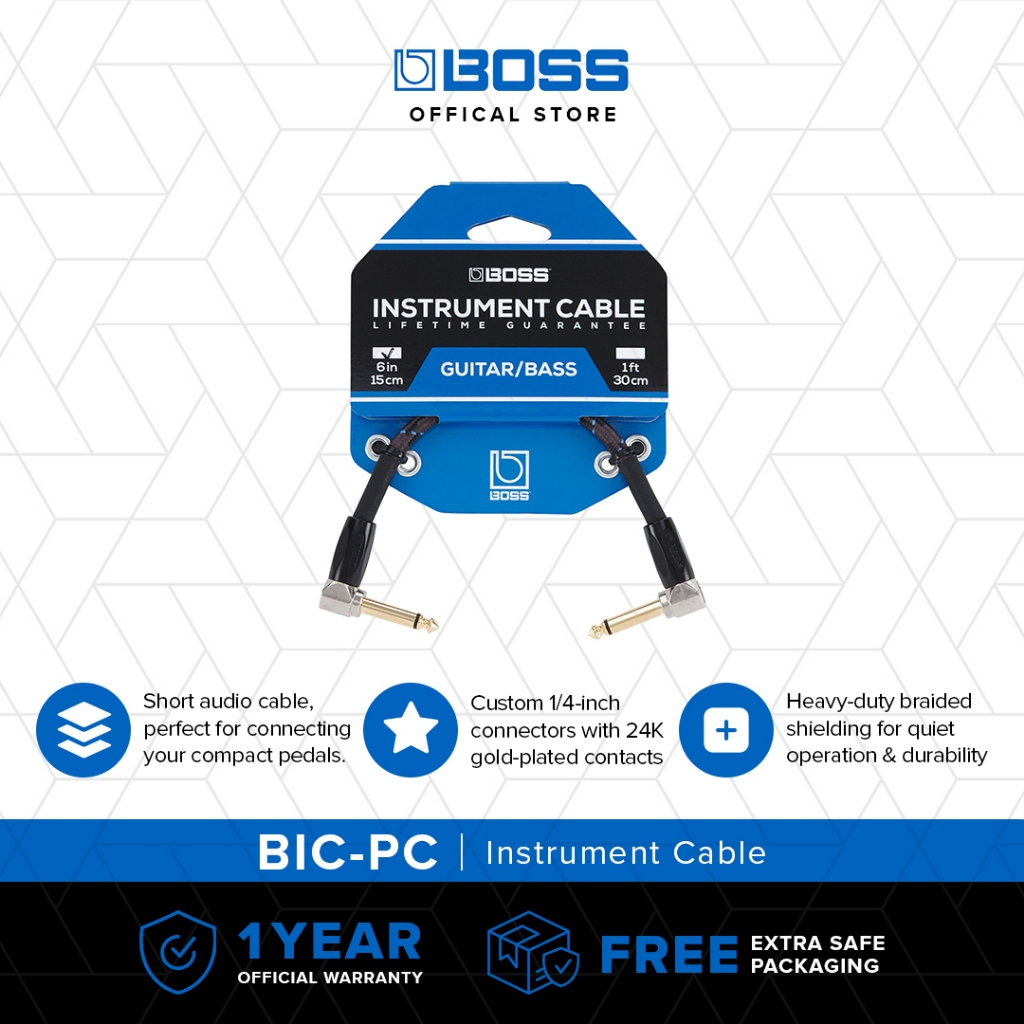 Jual BOSS BIC-PC Instrument Cable (6 inch/15 cm) | Shopee Indonesia