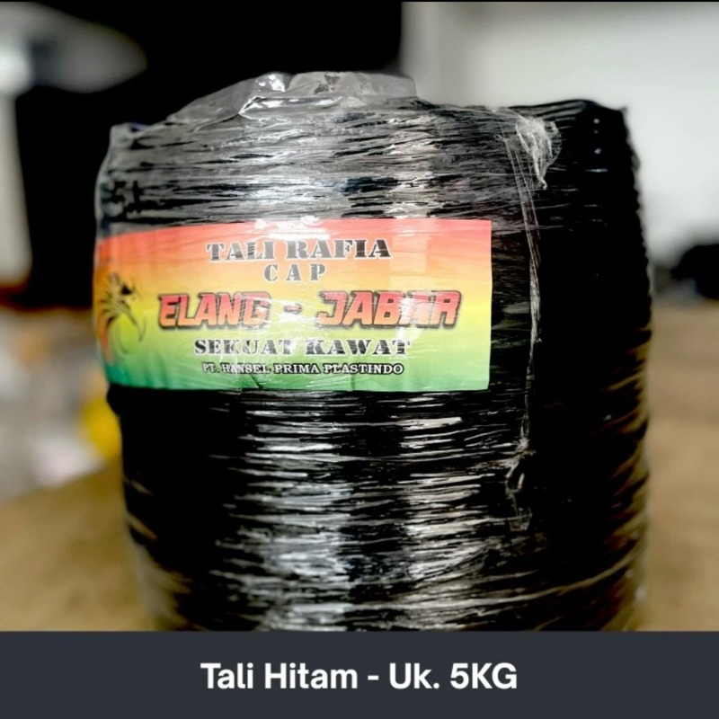 Jual Tali Hitam - 5KG “ELANG - JABAR” - Kuat dan Praktis | Shopee Indonesia