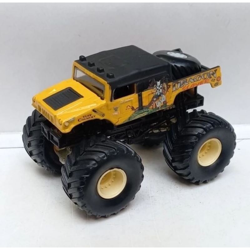 Jual hot wheels monster jam dragon slayer humvee hummer h1 loose ...