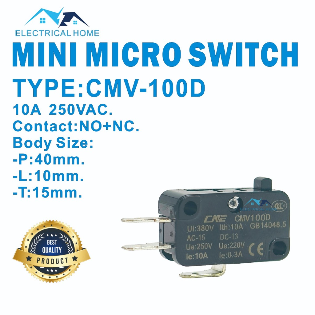 Jual Mini Micro Switch CMV-100D Tombol | Shopee Indonesia