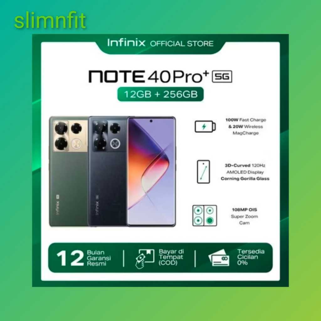 Jual infinix note 40 pro plus 5g 12/256 garansi resmi | Shopee Indonesia