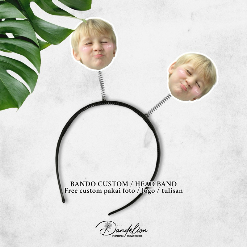 Jual Bando Custom Foto Per Tuing-Tuing / Bando Konser / Bando Ulang ...