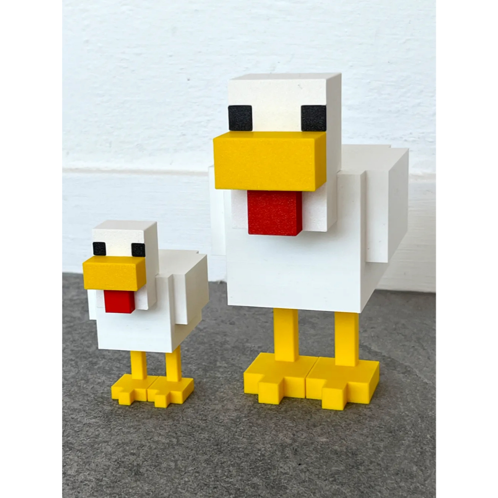 Jual Minecraft Chicken Pajangan Ayam Game Minecraft | Shopee Indonesia