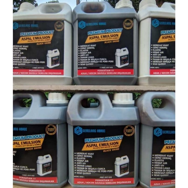 Jual Aspal Cair Emulsion Waterproof Atasi Bocor Dak Beton Talang Atap ...