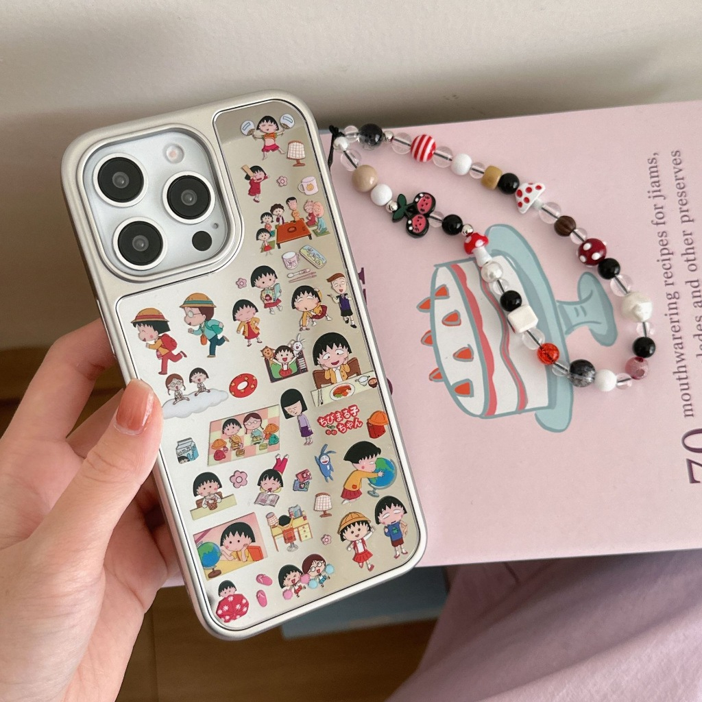 Jual cute mirror phone case for iphone 13 14 15 16 pro max promax ...