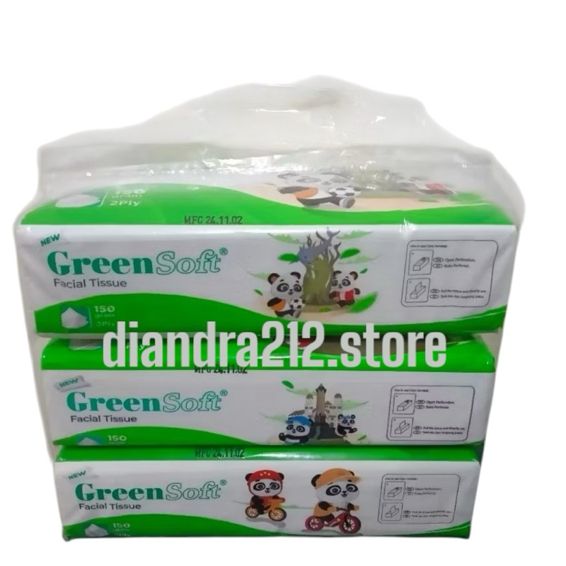 Jual Tissue Greensoft 150 gram ( Isi 3 PCS ) | Shopee Indonesia