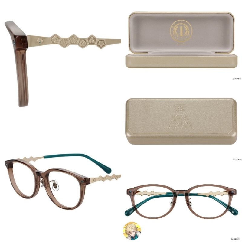 Jual Official Merch Honkai Star Rail x Zoff Glasses Aventurine | Shopee ...