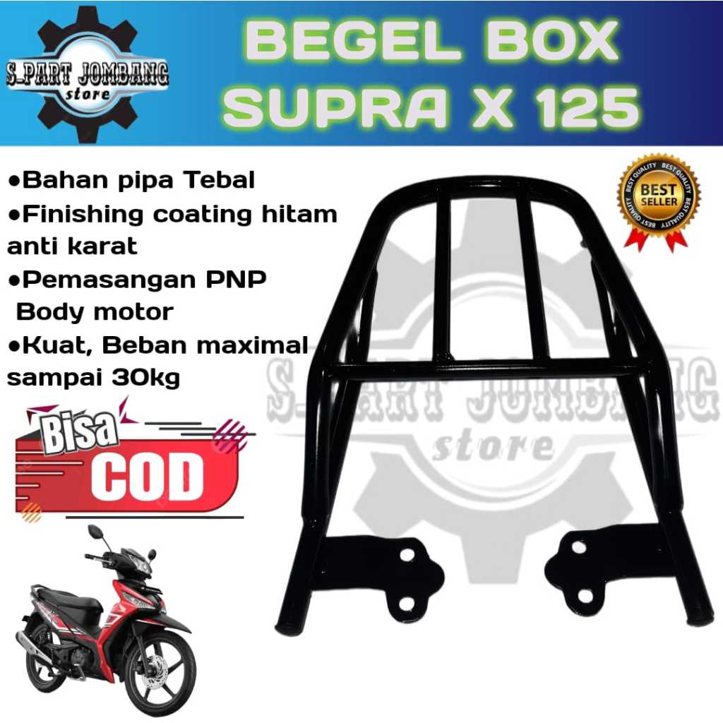 Jual [SPJ] Bracket Breket Braket Behel Begel Box Motor Honda Supra X ...