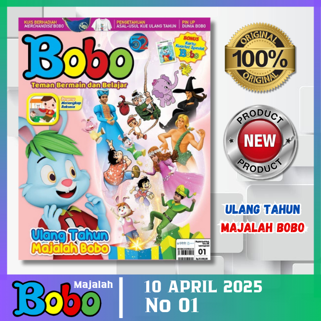 Jual Majalah Anak Bobo Terbaru Kumpulan Edisi April 2025 | Shopee Indonesia