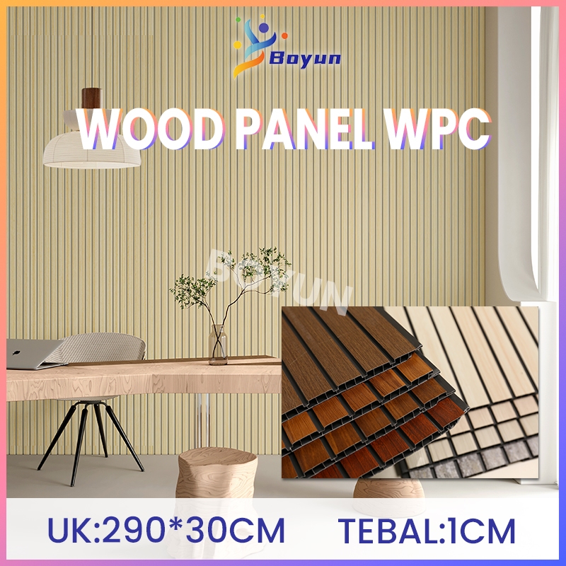 Jual 2.9METER x 30 CM Wood Panel WPC / Panel Dinding Motif Kayu / Wood ...