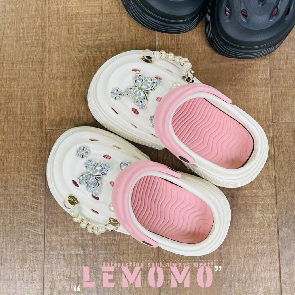 Jual Sandal Crocs 2025 Kelinci Logam Wanita CROXX Sepatu Sandal Jelly ...