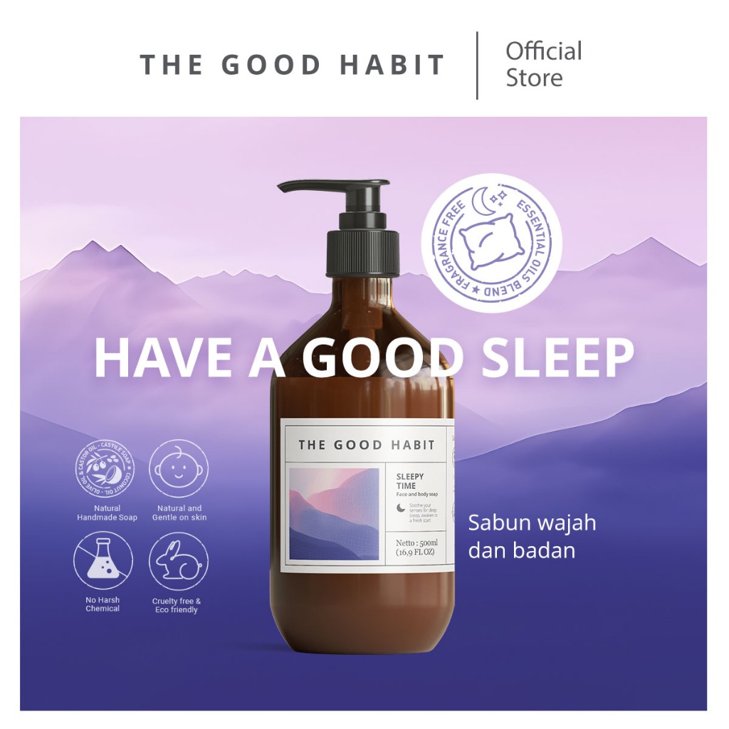 Jual The Good Habit: SLEEPY TIME FACE AND BODY SOAP_Sabun Mandi Castle ...