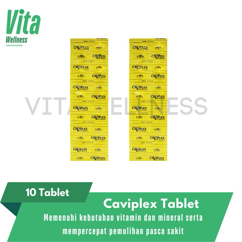 Jual Caviplex 10 Tablet/Strip - Suplemen Multivitamin | Shopee Indonesia