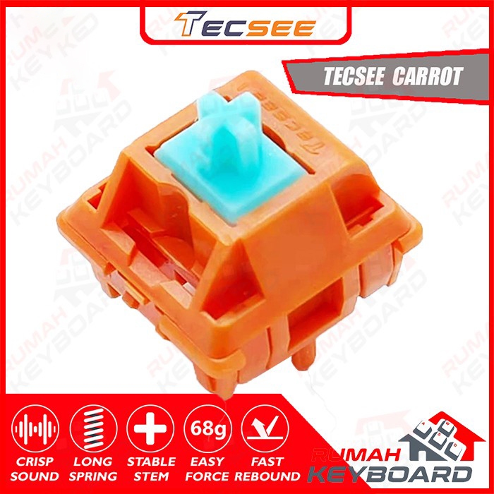 Jual TECSEE - Switch - Carrot - 5 Pin - 68g - Linear - Factory Lube ...