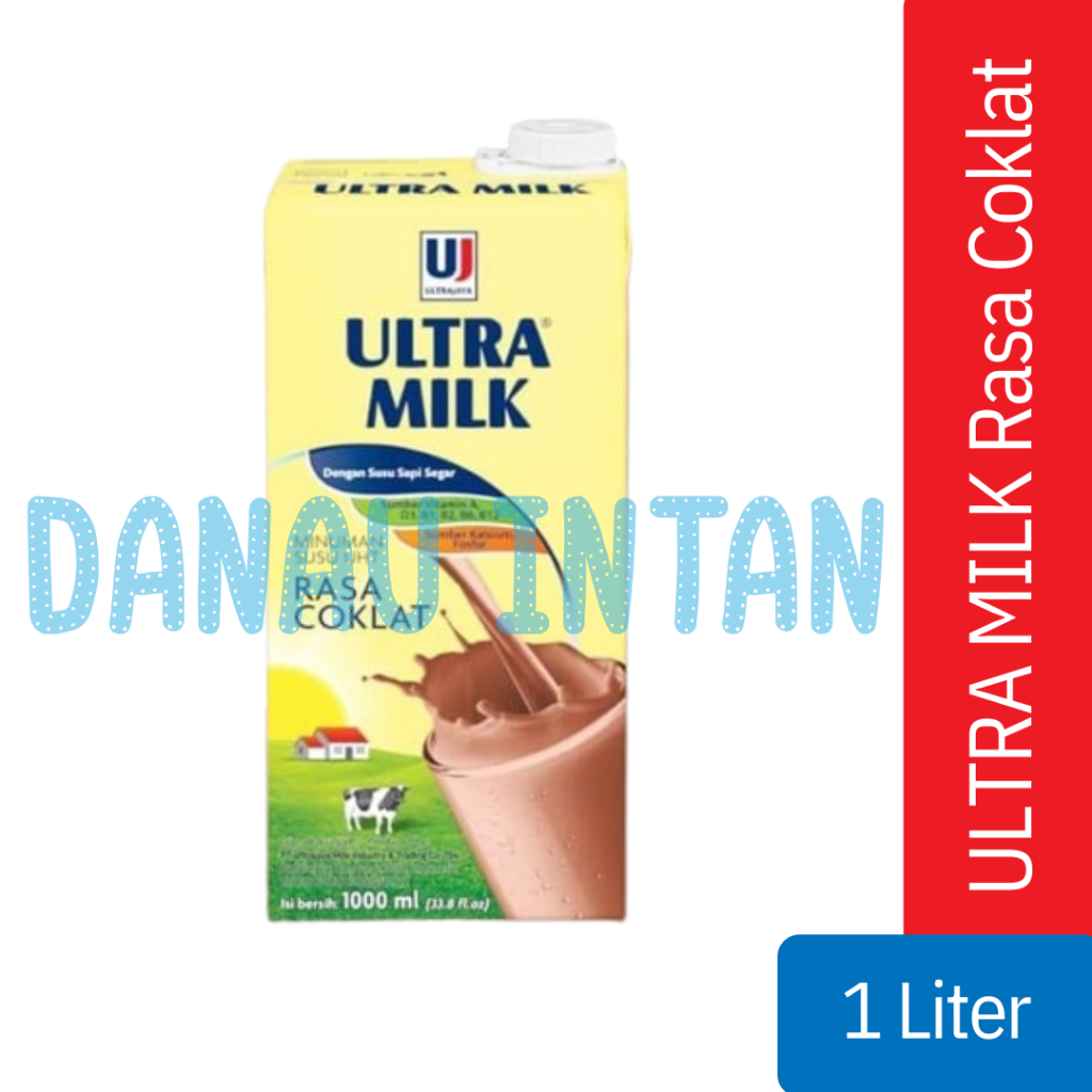 Jual ULTRA MILK Cokelat 1 Liter Susu Cair UHT Ultramilk / Susu UHT Coklat 1000ml | Shopee Indonesia