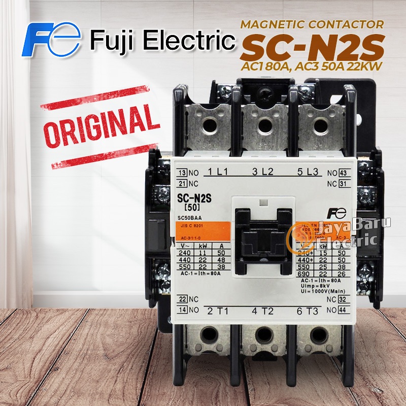 Jual FUJI Kontaktor / Contactor SC-N2S SCN2S 110V 220V 380V AC Coil | Shopee Indonesia