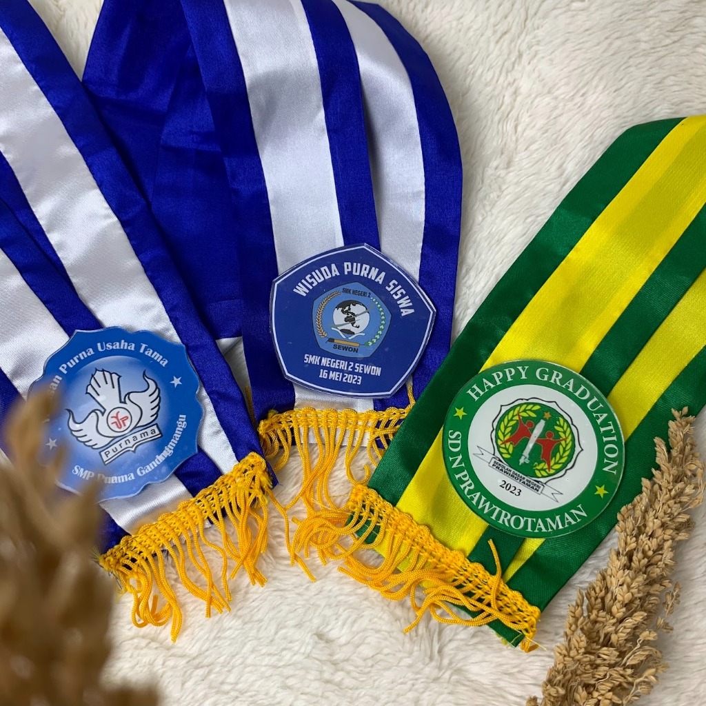 Jual Samir Kalung Wisuda Logo Sekolah | Shopee Indonesia