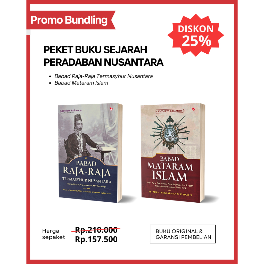 Jual Paket Buku Babad Raja-Raja dan Babad Mataram Islam - Soedjipto ...