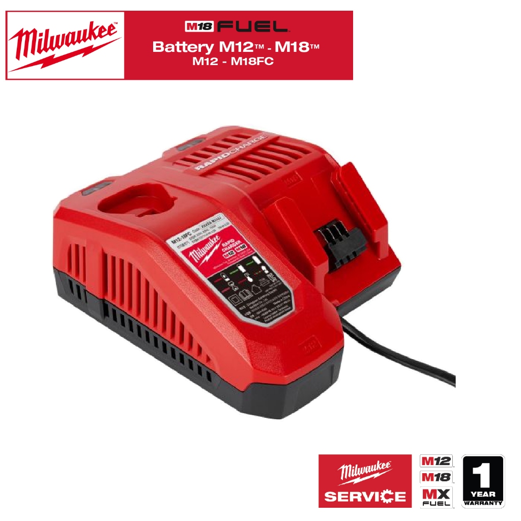 Jual Milwaukee Charger M12-18FC - Alat Pertukangan Professional (Rapid ...