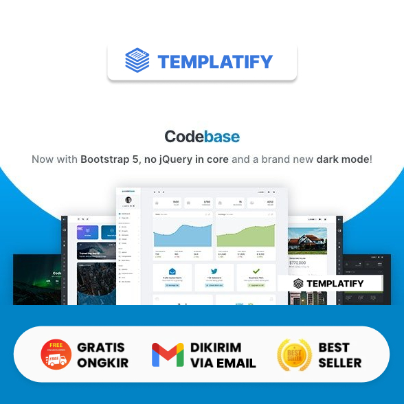 Jual Codebase v5.10 - Bootstrap 5 Admin Dashboard Template & Laravel 11 Starter Kit HTML Admin ...