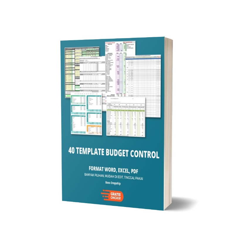 Jual 40 Template budget Control format Word Excel PDF siap pakai ...