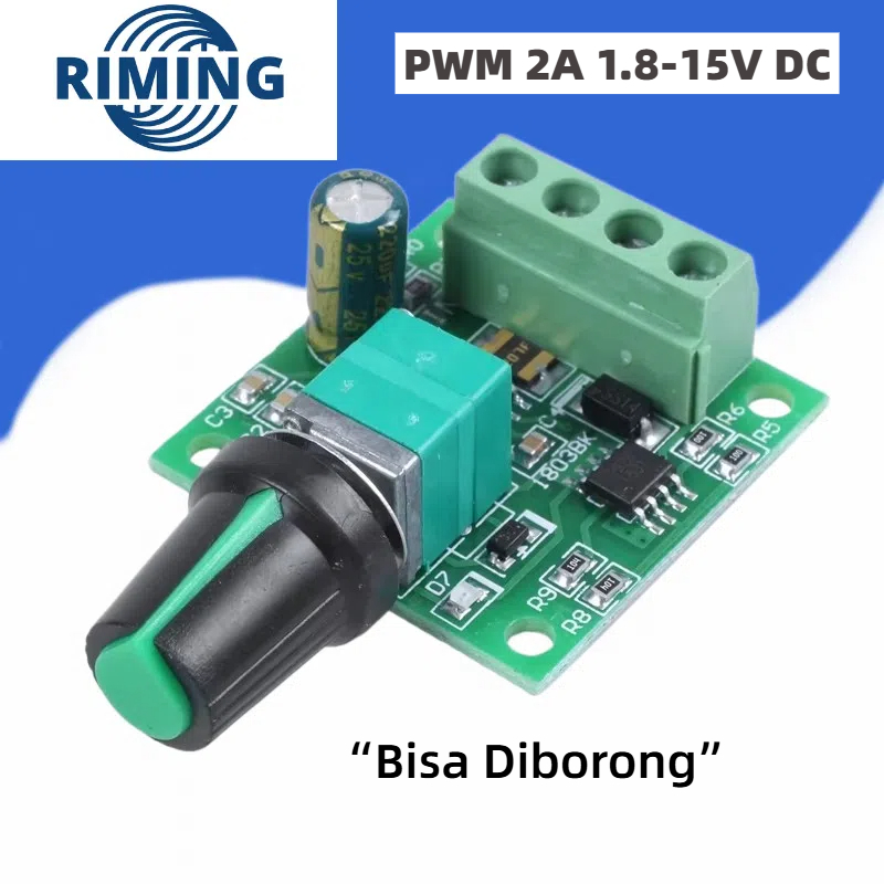 Jual Modul Pengatur Kecepatan Motor PWM 2A 1.8-15V DC Speed Control Module | Shopee Indonesia