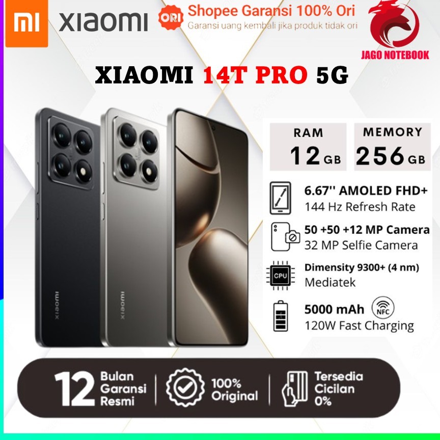 Jual XIAOMI REDMI 14T PRO 5G 12GB 512GB GARANSI RESMI | Shopee Indonesia