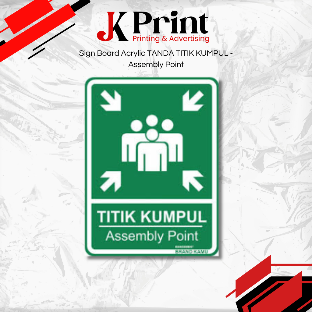 Jual JELAJAH KARYA-Sign Board Acrylic TANDA TITIK KUMPUL - Assembly ...