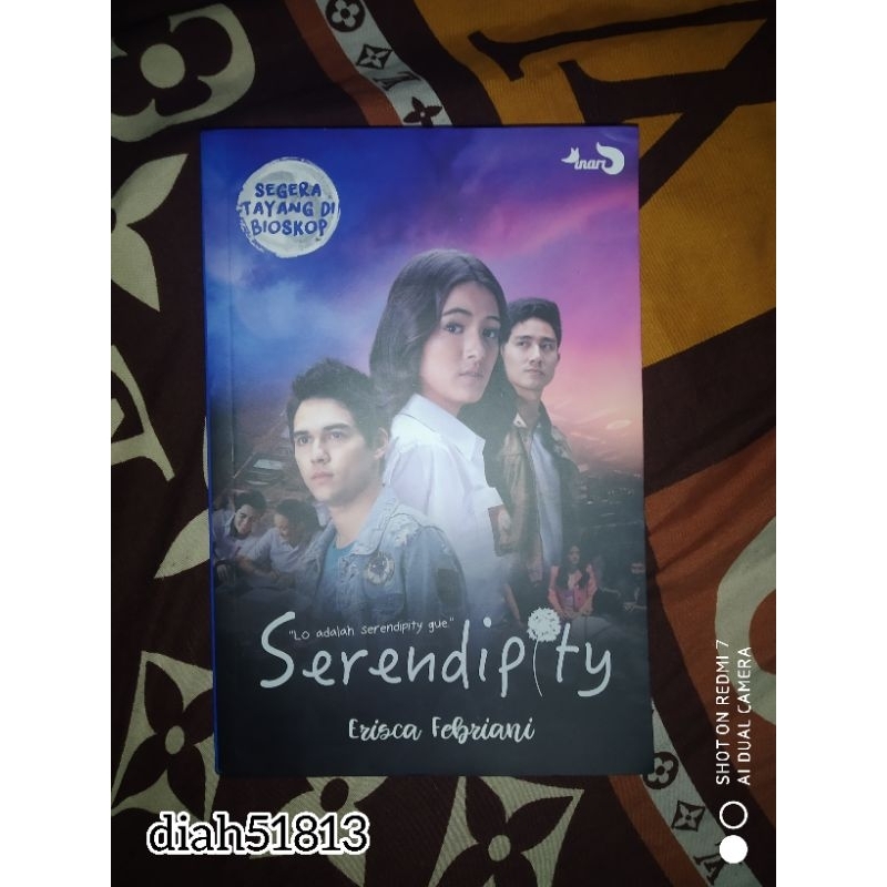 Jual Buku Novel Serendipity - Erisca Febriani (Telah Difilmkan & Diperankan Oleh Mawar de Jongh ...