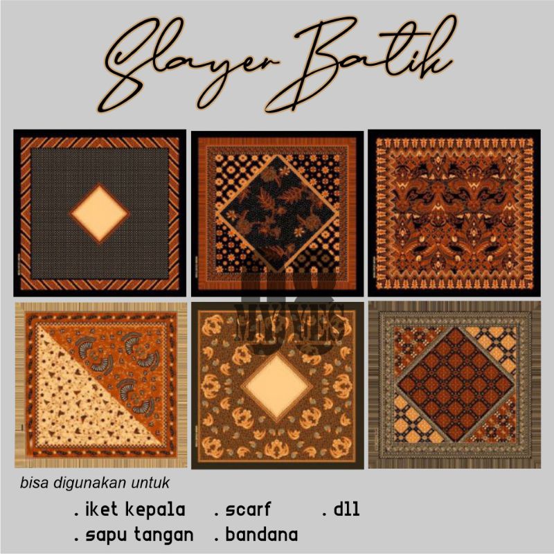 Jual Slayer batik masker kain bandana | Shopee Indonesia