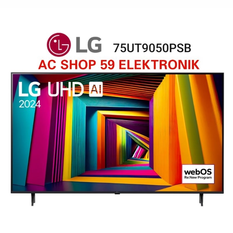 Jual LED TV LG 75UT9050 / 75UT9050PSB UHD 4K Smart AI ThinQ webOS TV 75 ...