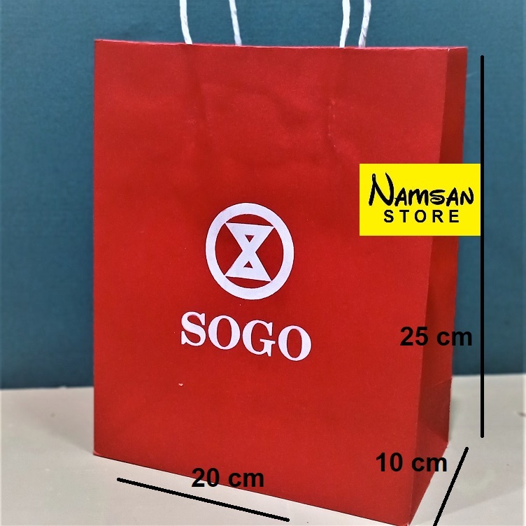 Jual Paper bag hampers Sogo small tas kado hadiah ulang tahun | Shopee ...