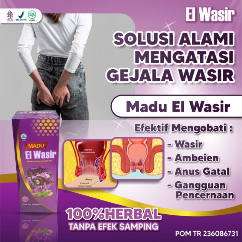 Jual MADU ASLI EL WASIR SOLUSI NYATA UNTUK WASIR AMBEIEN SUSAH BAB ...