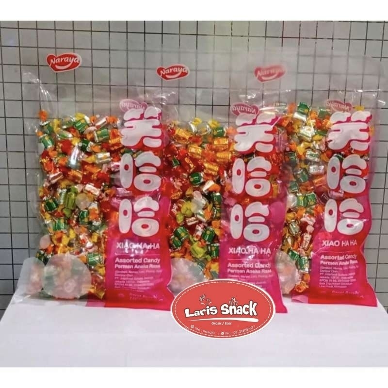 Jual Naraya Permen Aneka Rasa Buah Xiao Ha Ha 500gr | Shopee Indonesia