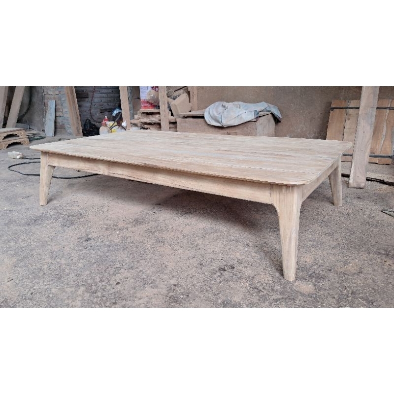 Jual meja lesehan meja makan lesehan japandi kayu jati meja bonsai meja ...