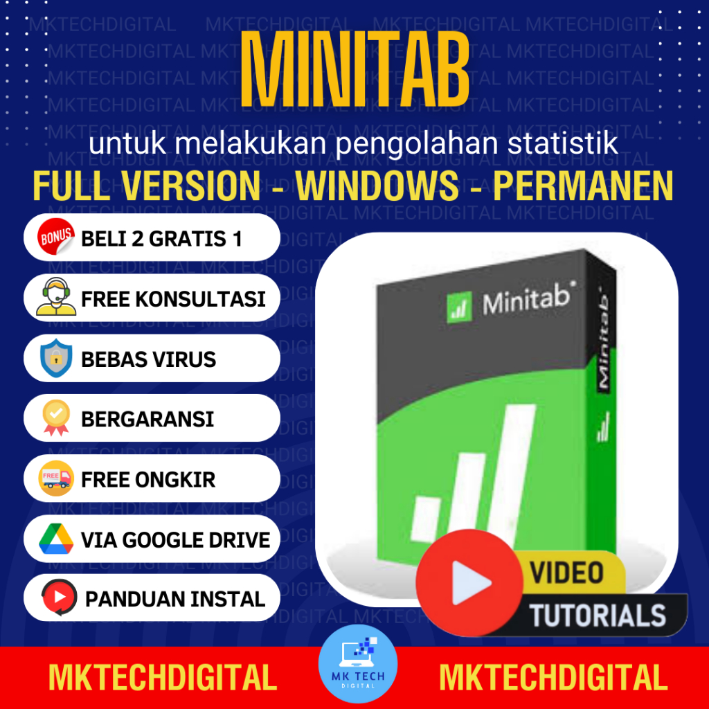Jual Aplikasi MINITAB 22 - FULL VERSION SOFTWARE PC LAPTOP - Garansi - Murah | Shopee Indonesia