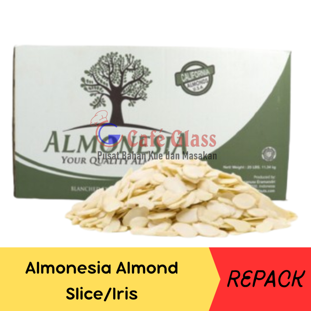 Jual Almonesia Almond Slice/Almond Iris-Kemasan Repack | Shopee Indonesia