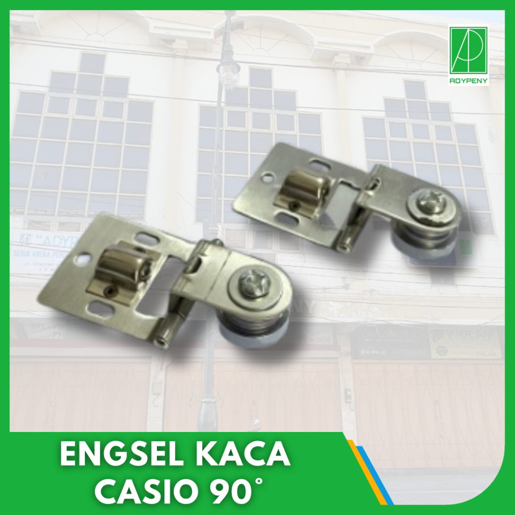 Jual Engsel Jepit Lemari Kaca Casio 90 Derajat + Mata Ayam | Shopee ...