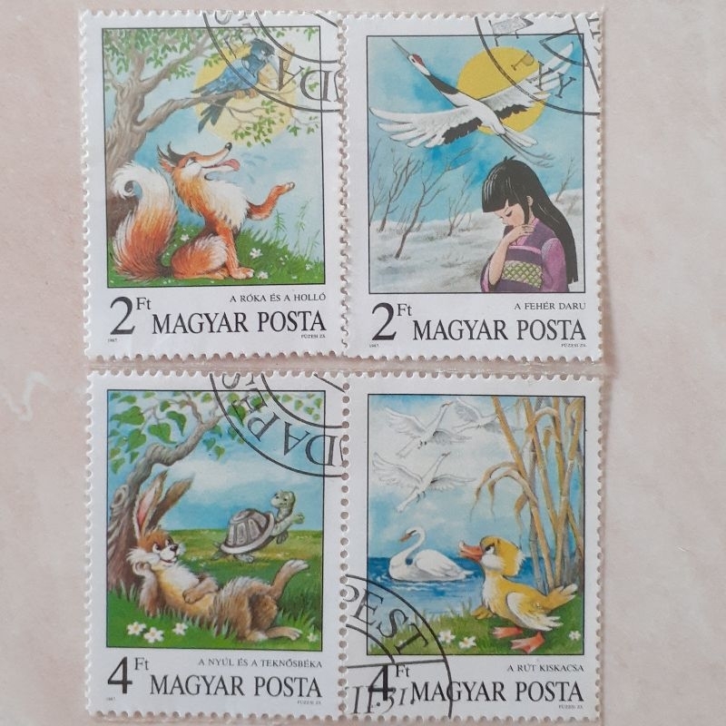 Jual Perangko Hungaria Fairy Tales Tahun 1987 set 4pcs | Shopee Indonesia