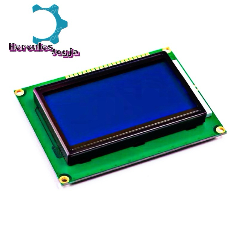 Jual Graphic LCD 128x64 Module White on Blue LCD Grafik 12864 | Shopee Indonesia