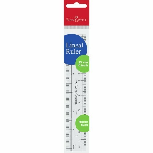 Jual Faber Castell Ruller Scale 15cm & 30cm / Penggaris Scale Faber ...