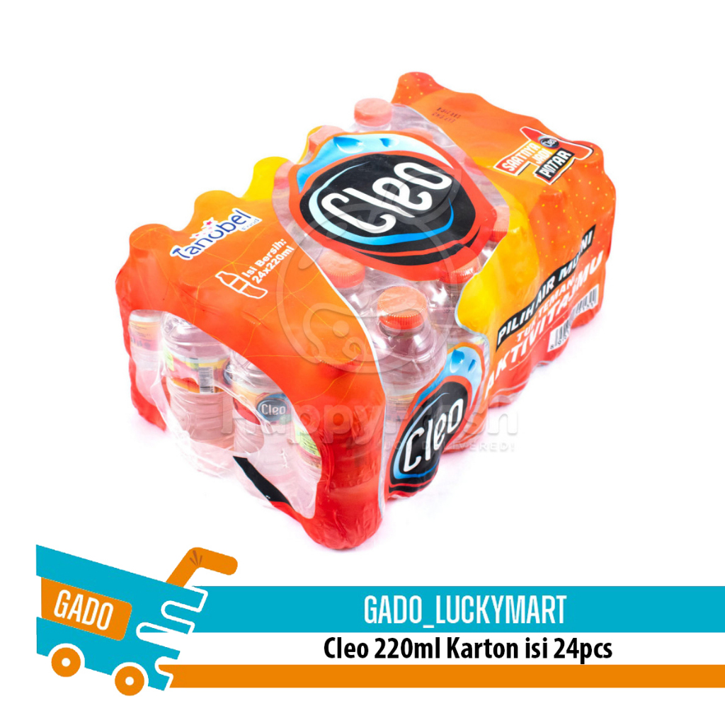 Jual Cleo smart botol 220ml 1 pack/ Cleo botol 220ml/ air mineral botol kecil pak | Shopee Indonesia