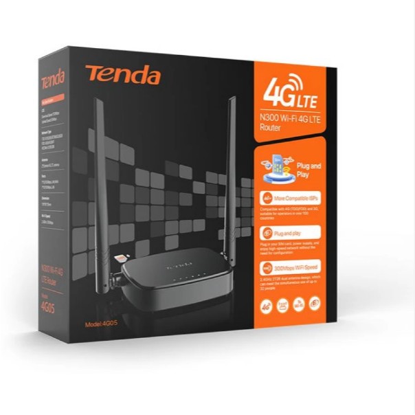 Jual Tenda 4G05 N300 Modem Router Wi-Fi 4G LTE | Shopee Indonesia