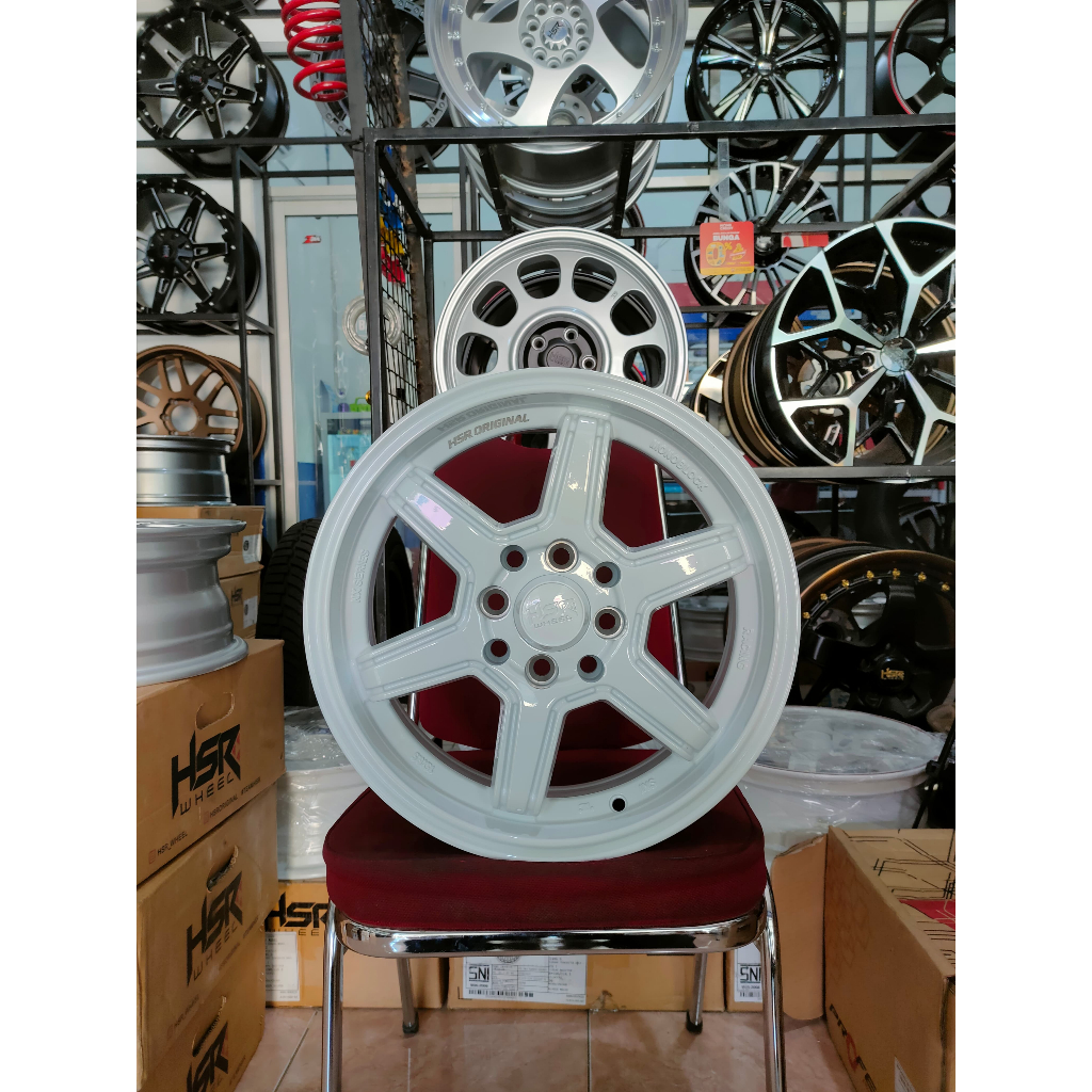 Jual VELG MOBIL RACING HSR R15 COCOK DI BRIO,MOBILO,FREED,CALYA,SIGRA ...