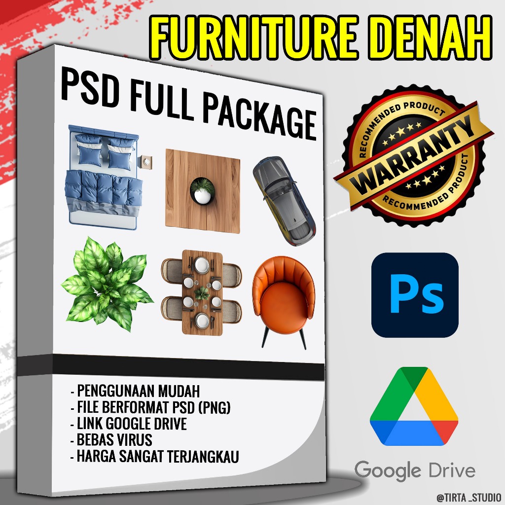Jual Furniture Denah Rumah Hight Resolusi PSD Package | Shopee Indonesia
