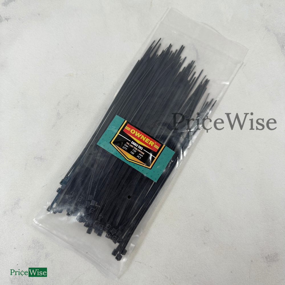 Jual Kabel Ties Hitam 150 mm 100 pcs / Cable Tie / Kabel Tie / Kabel ...